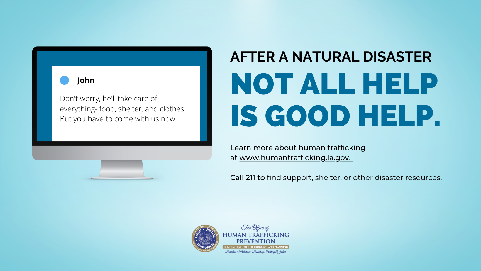 Disaster Outreach Toolkit - The Human Trafficking Prevention Resource ...