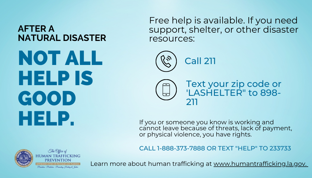 Disaster Outreach Toolkit - The Human Trafficking Prevention Resource ...