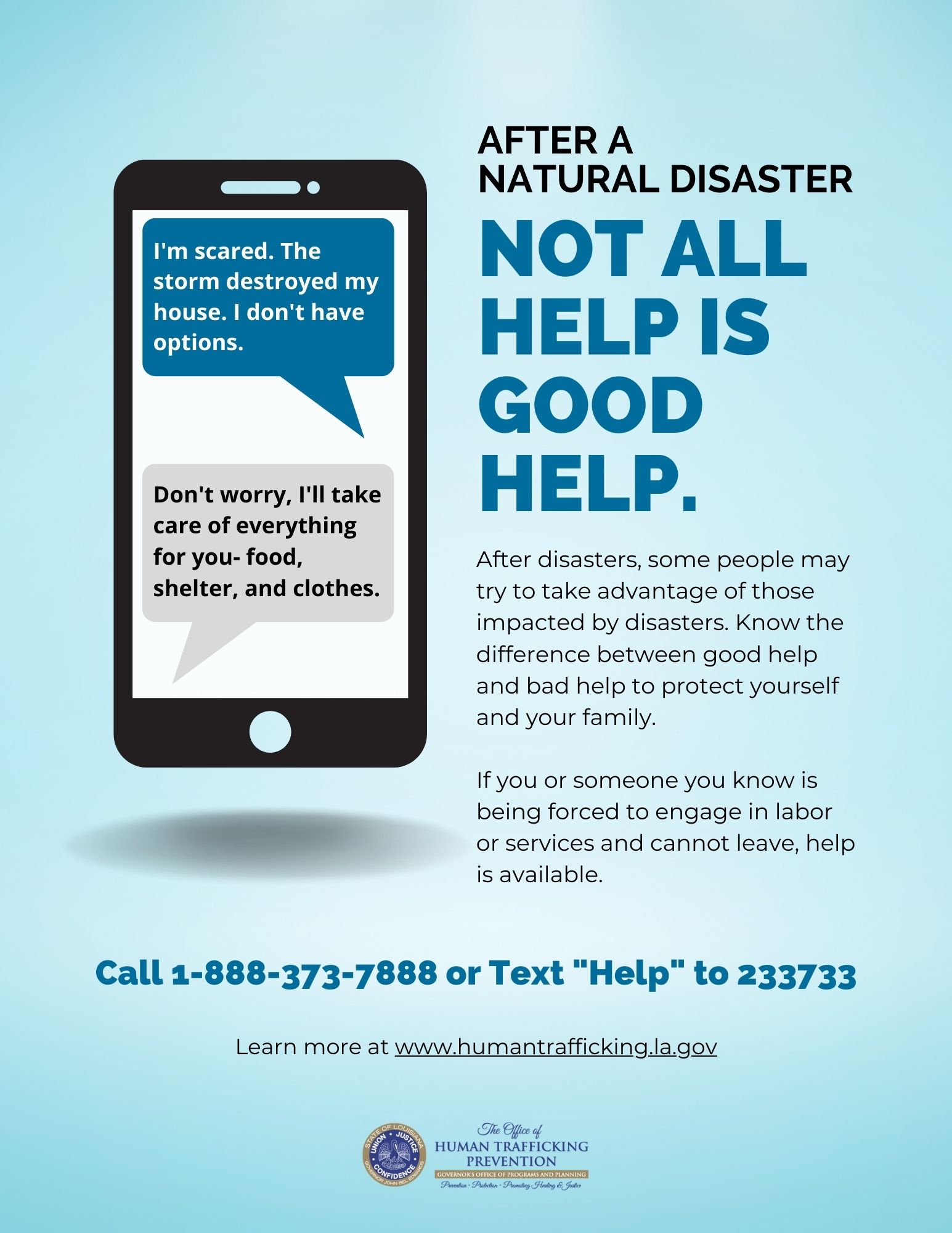 Disaster Outreach Toolkit - The Human Trafficking Prevention Resource ...